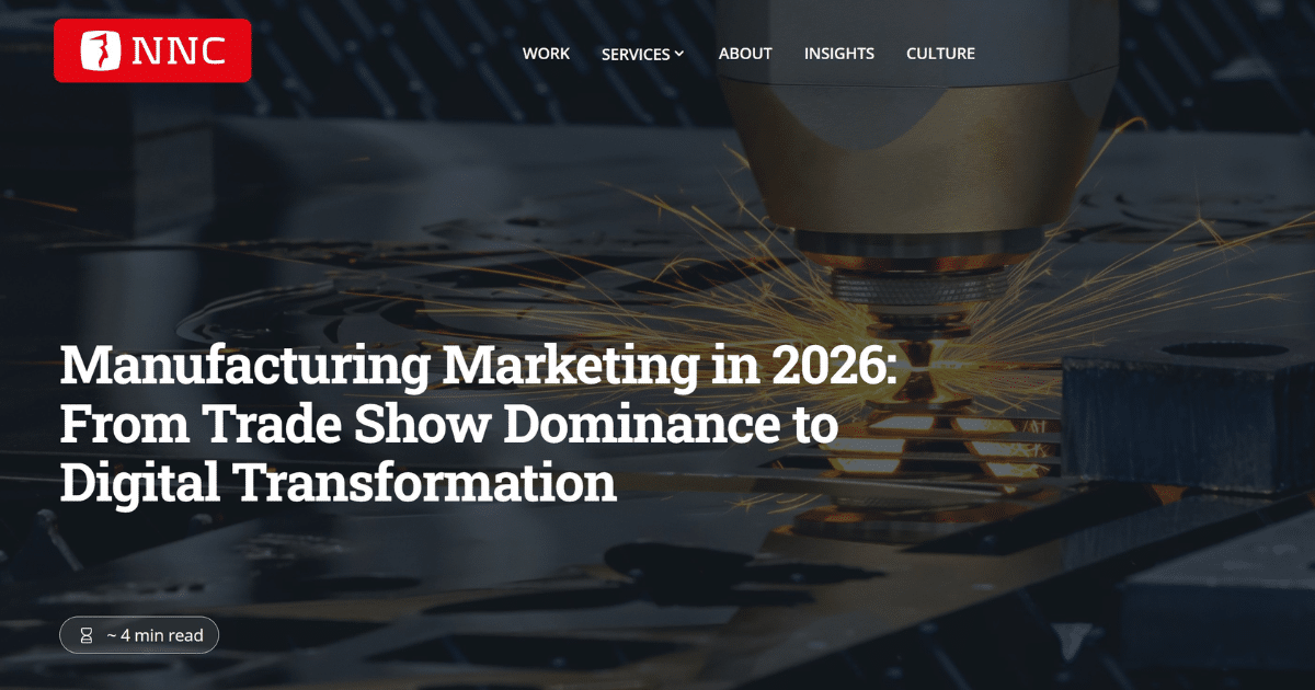 Manufacturing Marketing in 2026: Digital Transformation & Trade Shows